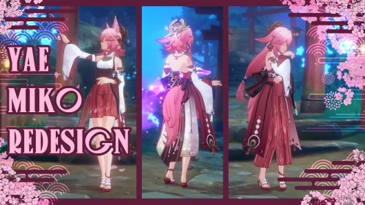 yae miko redesign Mod for Genshin Impact | GI Mods