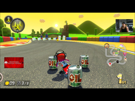 Oil Can from MKGPA2 over Banana mod MK8D Mod for Mario Kart 8 Deluxe ...