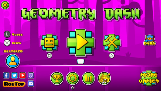 PS5 DualSense UI Textures GD(2.207) Mod for Geometry Dash | GD Mods