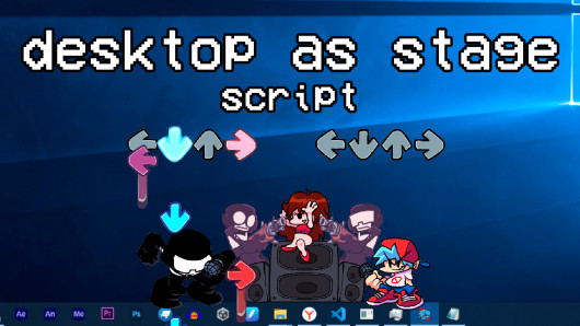 Fnf But On Desktop (script) Mod for Friday Night Funkin' | FNF Mods