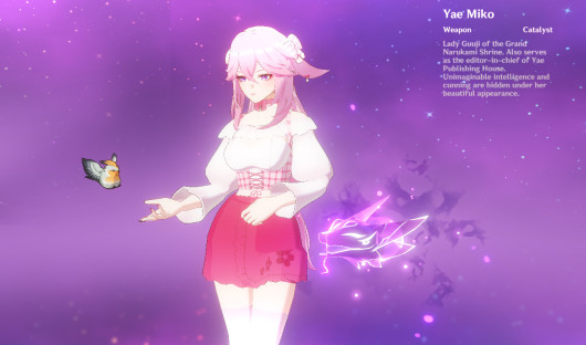 Sanrio Yae Miko Mod for Genshin Impact | GI Mods