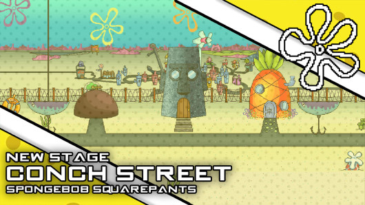 Conch Street (SpongeBob SquarePants)- Stage Mod for Super Smash Bros ...