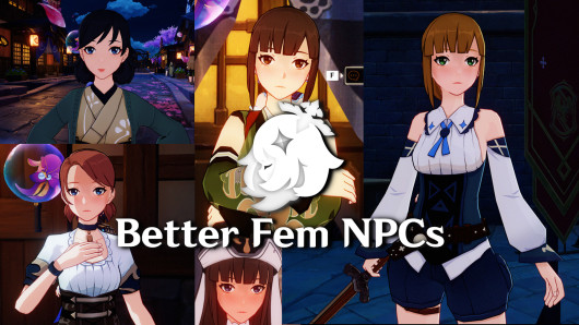 BFNPCs: Better Fem NPCs Mod for Genshin Impact | GI Mods