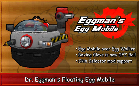 Egg Mobile over Egg Walker Mod for Sonic Adventure 2 | SA2 Mods