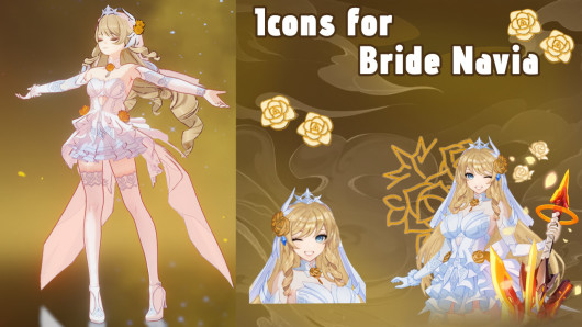 Icons for Bride Navia Mod Mod for Genshin Impact | GI Mods