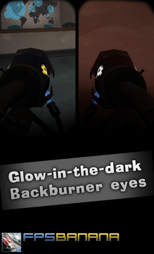 Glowing Backburner eyes [Team Fortress 2] [Mods]