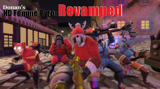 HD Femme Pyro: Revamped Mod for Team Fortress 2 | TF2 Mods