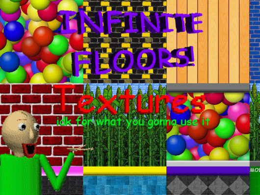 Textures of Endless floor (Textures) Mod for Baldi's Basics | Baldi Mods