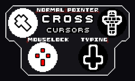 cross cursors (white, black, red, grace) Mod for Roblox | RBLX Mods