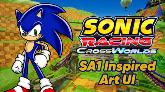 Sonic SA1 Inspired Artwork UI Mod for Sonic Racing: CrossWorlds | SR:CW ...