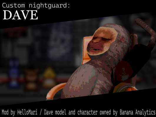 Playable DAVE (Capuchin) Mod for Five Nights at Frickbear's 3 | FB3 Mods