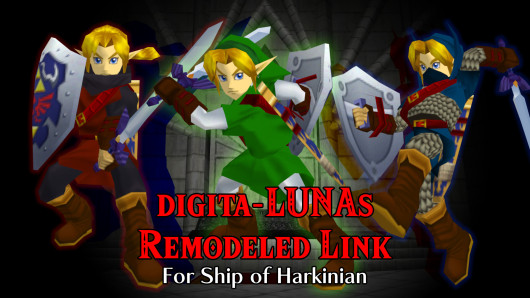 digita-LUNA's Remodeled N64 Link Mod for Ship of Harkinian (Ocarina of ...