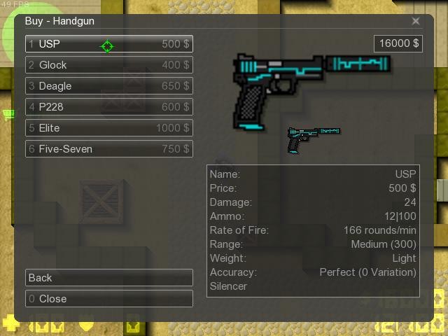 USP-S Techno [CS2D] [Mods]