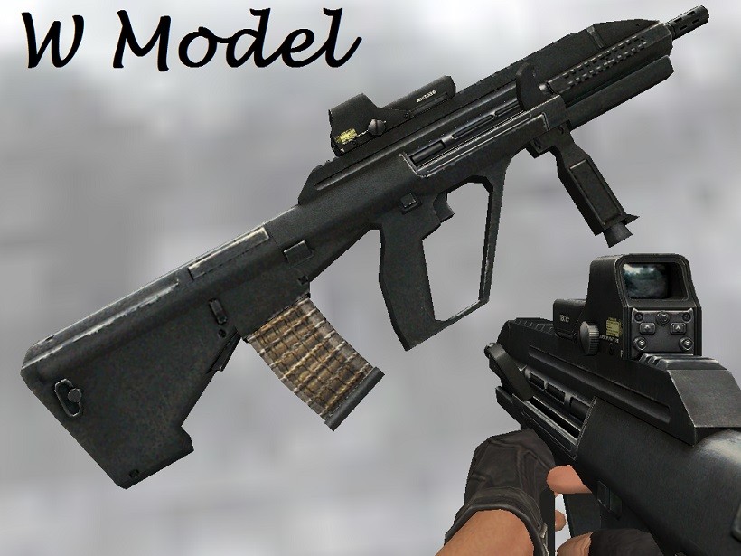 Cross Fire's Steyr Aug A3 (V2) On Poux's Mod for Counter-Strike 1.6 ...