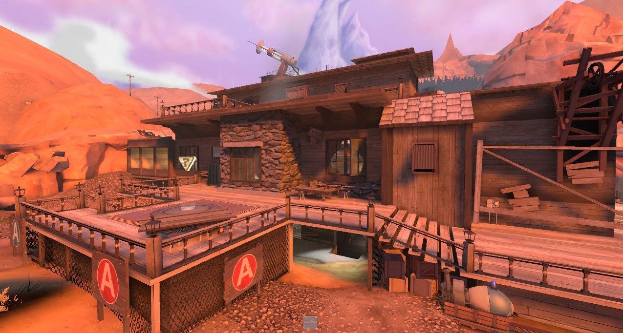 koth_sunset_saloon_r2_2 Mod for Team Fortress 2 | TF2 Mods