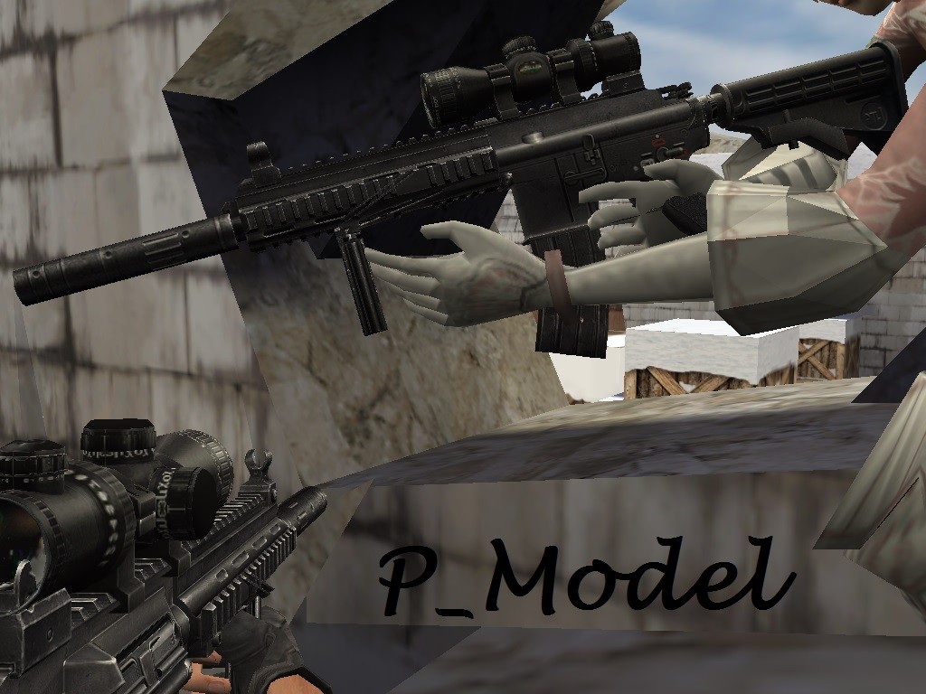 CSO HK416 + Mueller Scope On Janus-5 Animation Mod for Counter-Strike ...