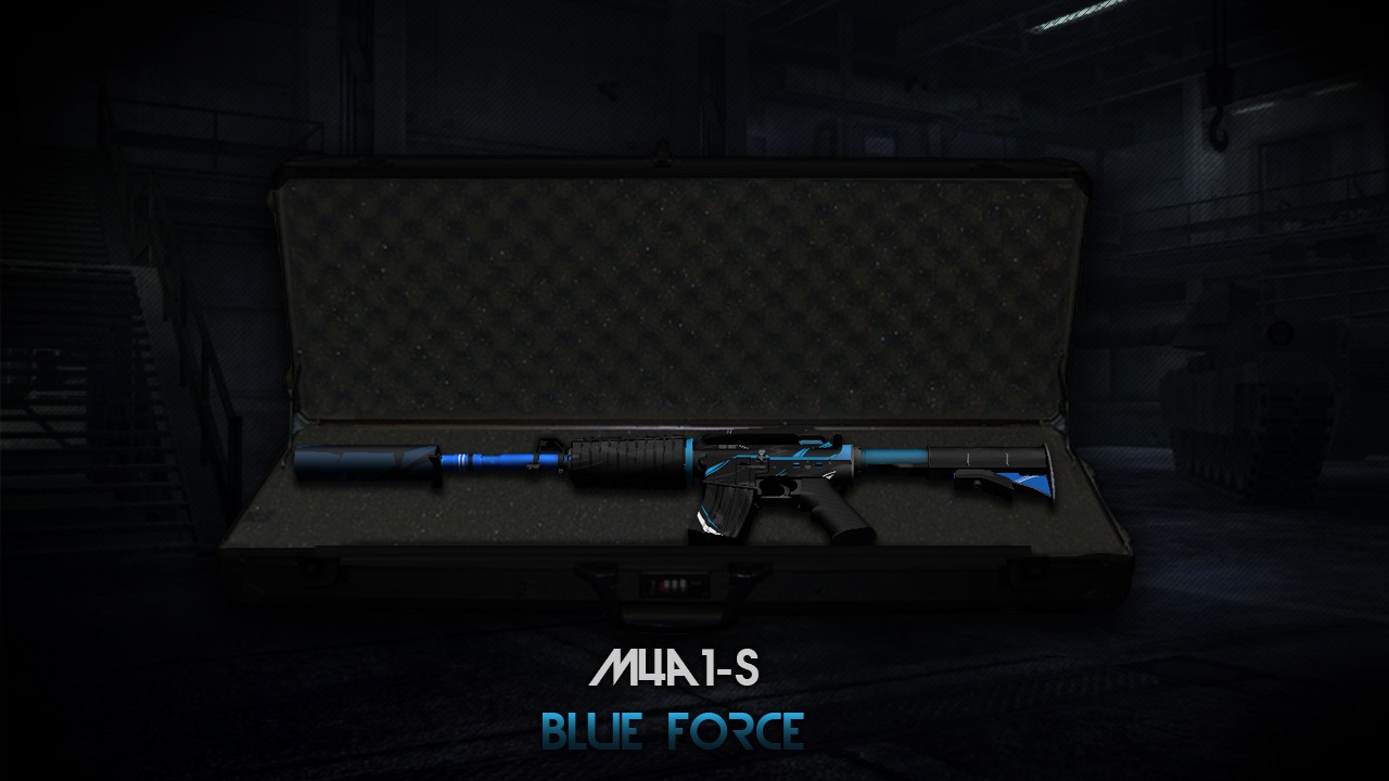 M4a1-S | Blue Force Mod for Counter-Strike: Global Offensive | CS:GO Mods