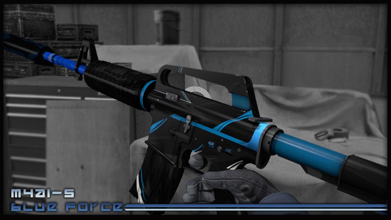 M4a1-S | Blue Force Mod for Counter-Strike: Global Offensive | CS:GO Mods