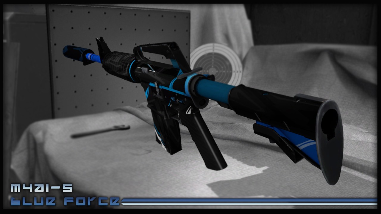 M4a1-S | Blue Force Mod for Counter-Strike: Global Offensive | CS:GO Mods