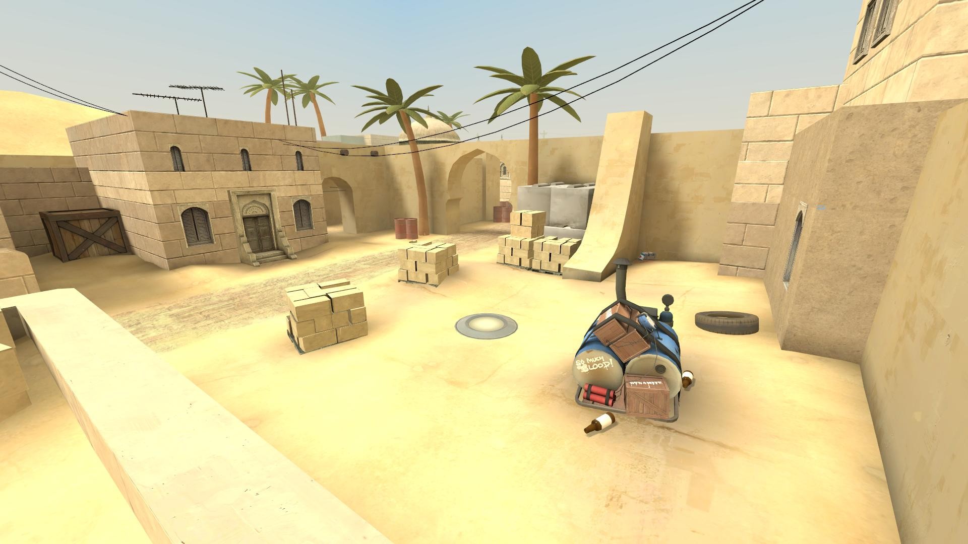 De_Dust_b2 (gamemode map) Mod for Team Fortress 2 | TF2 Mods