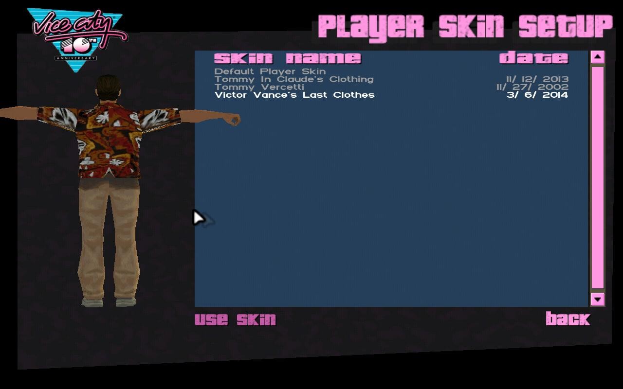 Tommy in Victor Vance's last clothes Mod for Grand Theft Auto: Vice ...