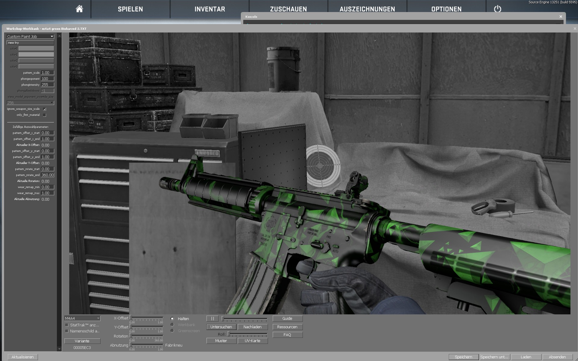 M4A4 | Green Bioharzed [Counter-Strike: Global Offensive] [Mods]