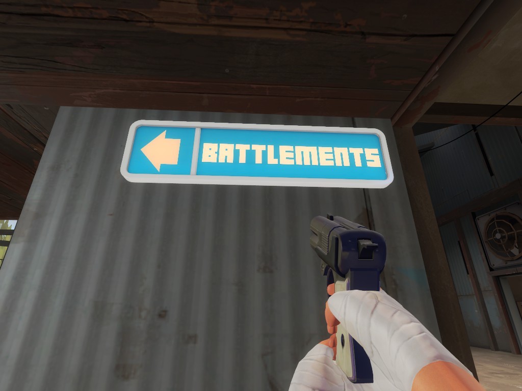 Pixelated Signs Mod for Team Fortress 2 | TF2 Mods