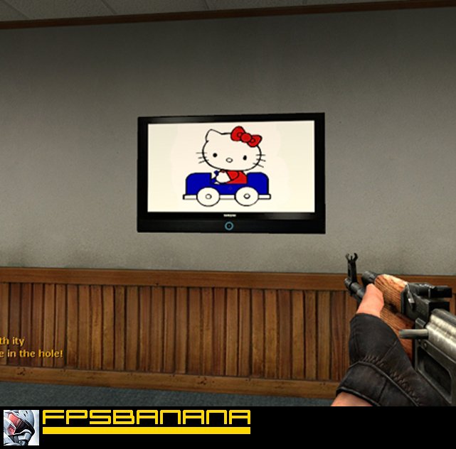 hello kitty plasma tv Version2 [Counter-Strike: Source] [Mods]