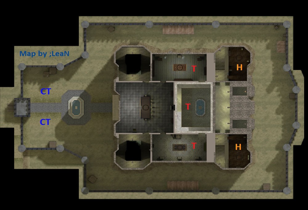 cs_castle Mod for Counter-Strike 1.6 | CS1.6 Mods