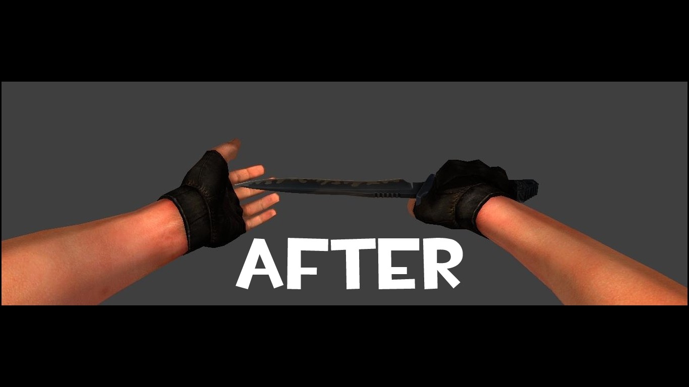 Hi-Res Realistic Hand Mod for Counter-Strike: Source | CS:S Mods