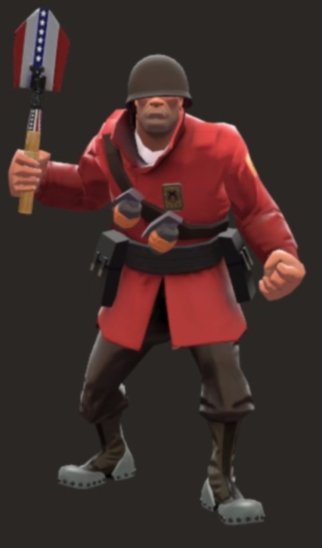 STARS & STRIPES SHOVEL Mod for Team Fortress 2 | TF2 Mods