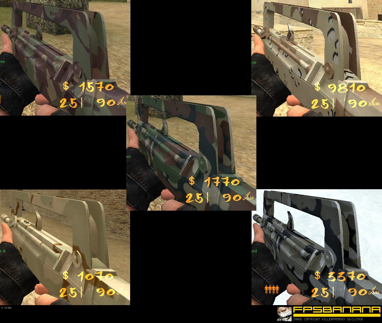 Kfs' Camo Famas Pack [Counter-Strike: Source] [Mods]