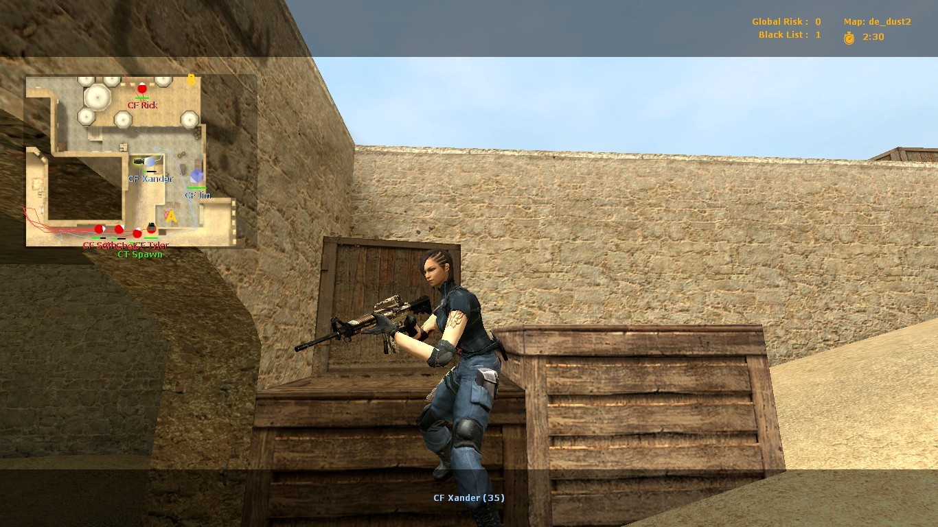 CF BL and GR L.A. SWAT/Lady SWAT Mod for Counter-Strike: Source | CS:S Mods