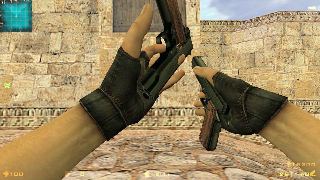CF Dual Colt in Jennifer's Animations [Counter-Strike 1.6] [Mods]