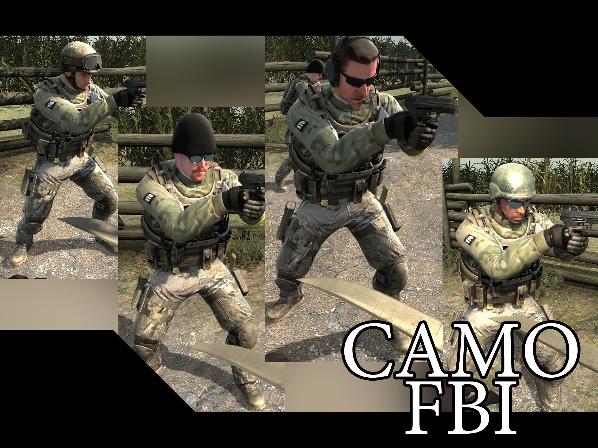 CAMO FBI RETEXTURE Mod for Counter-Strike: Global Offensive | CS:GO Mods