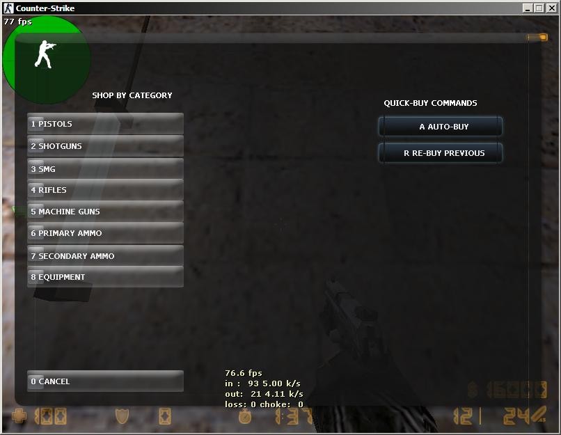 CSO Buy Menu Style Mod for Counter-Strike 1.6 | CS1.6 Mods