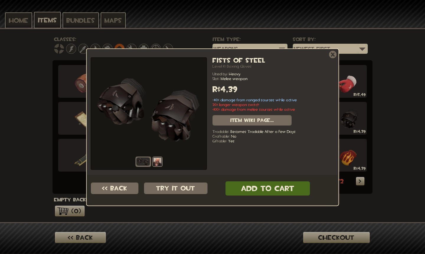 Purity Fists of Steel (v2) Mod for Team Fortress 2 | TF2 Mods