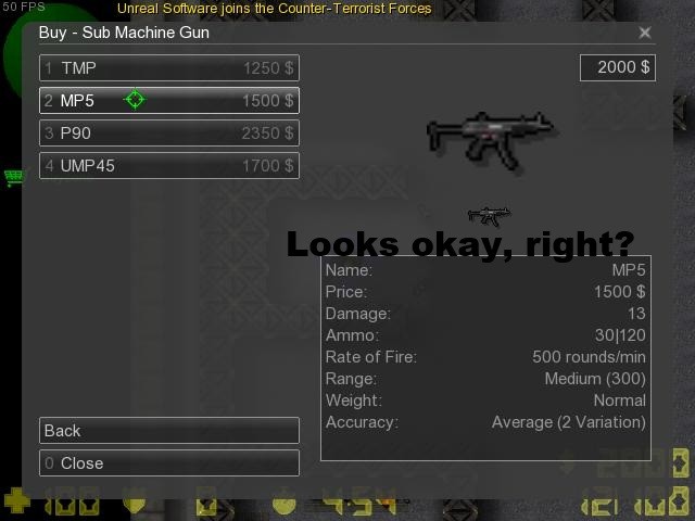 Fixed MP5 [CS2D] [Mods]
