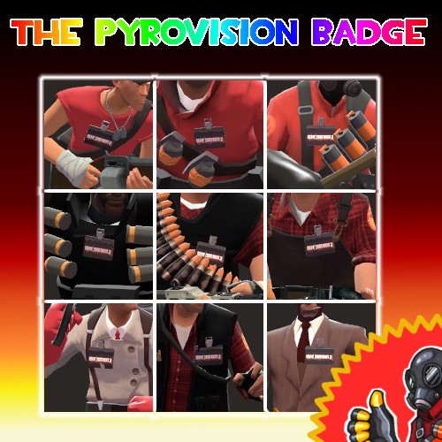 The Pyrovision Badge Mod for Team Fortress 2 | TF2 Mods