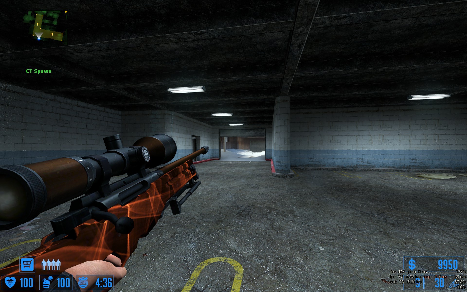 AWP Orange Beams [Counter-Strike: Source] [Mods]