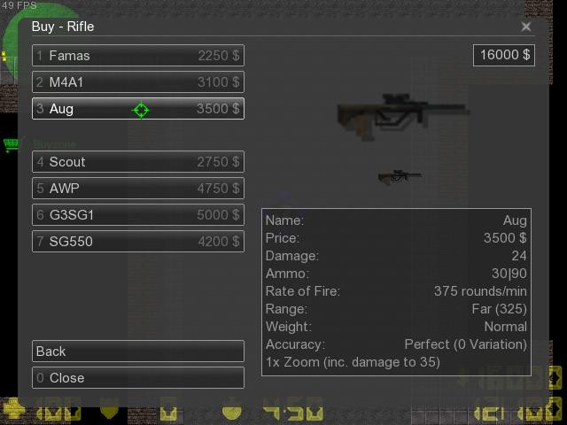 CS:GO Stayr AUG [CS2D] [Mods]