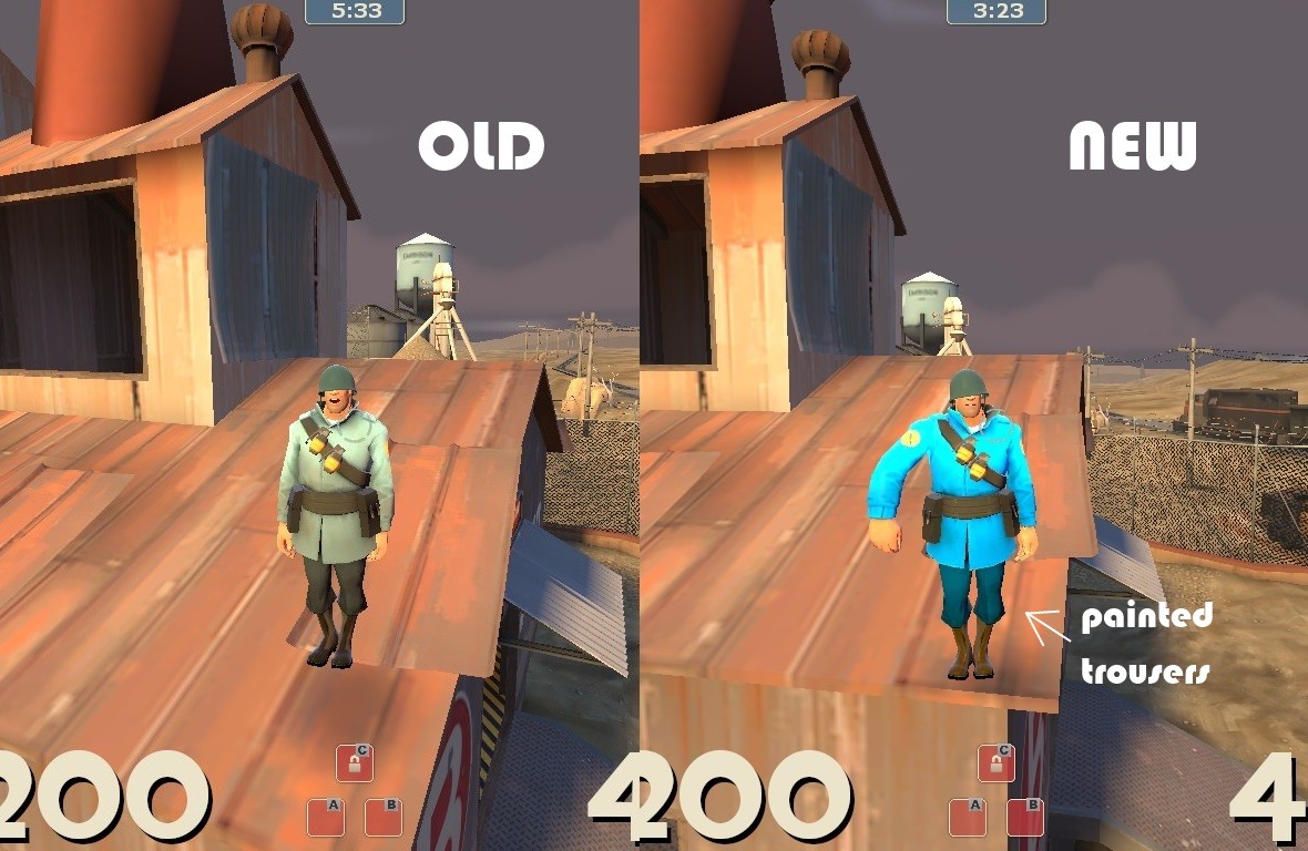 Brightly coloured soldier Mod for Team Fortress 2 | TF2 Mods