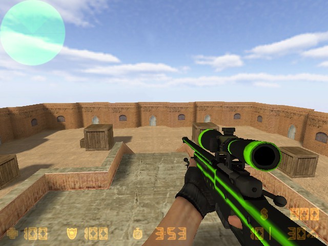 CS GO AWP: GREEN LINE Mod for Counter-Strike 1.6 | CS1.6 Mods