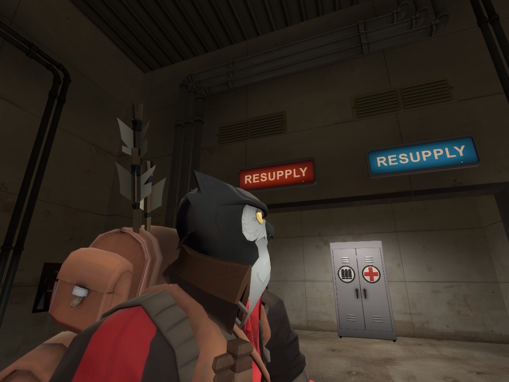 Black Owl Head Mod for Team Fortress 2 | TF2 Mods