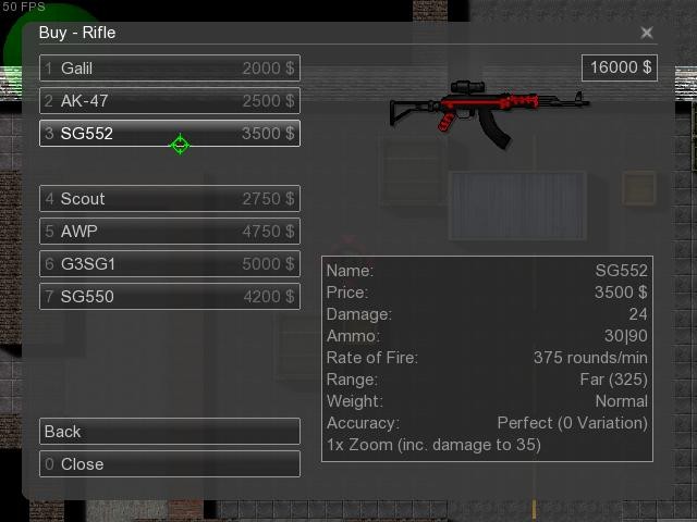 Crossfire | AK-47 Black Scope Mod for CS2D | CS2D Mods