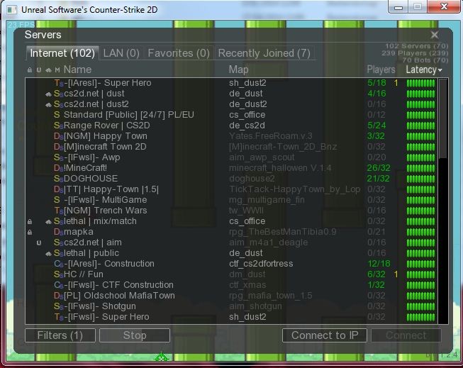 Flappy Bird GUi Mod for CS2D | CS2D Mods