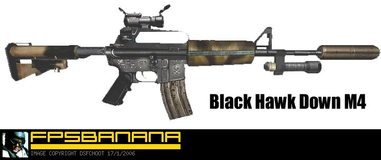 Black Hawk Down - Howe's M4 [Counter-Strike: Condition Zero] [Mods]