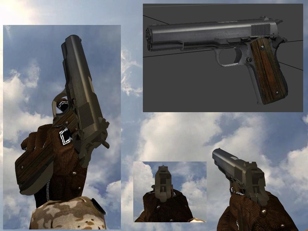 Colt .45 Pack Mod for Battlefield 2 | BF2 Mods