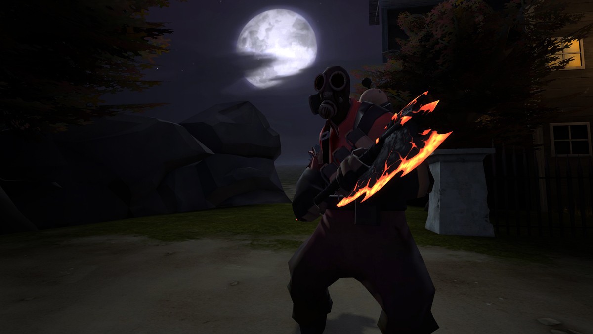 No Pyro Zombie Skull [Team Fortress 2] [Mods]