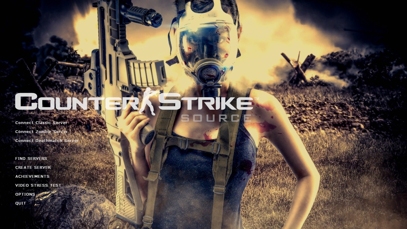 Gask Mask Female Soldier Mod for Counter-Strike: Source | CS:S Mods